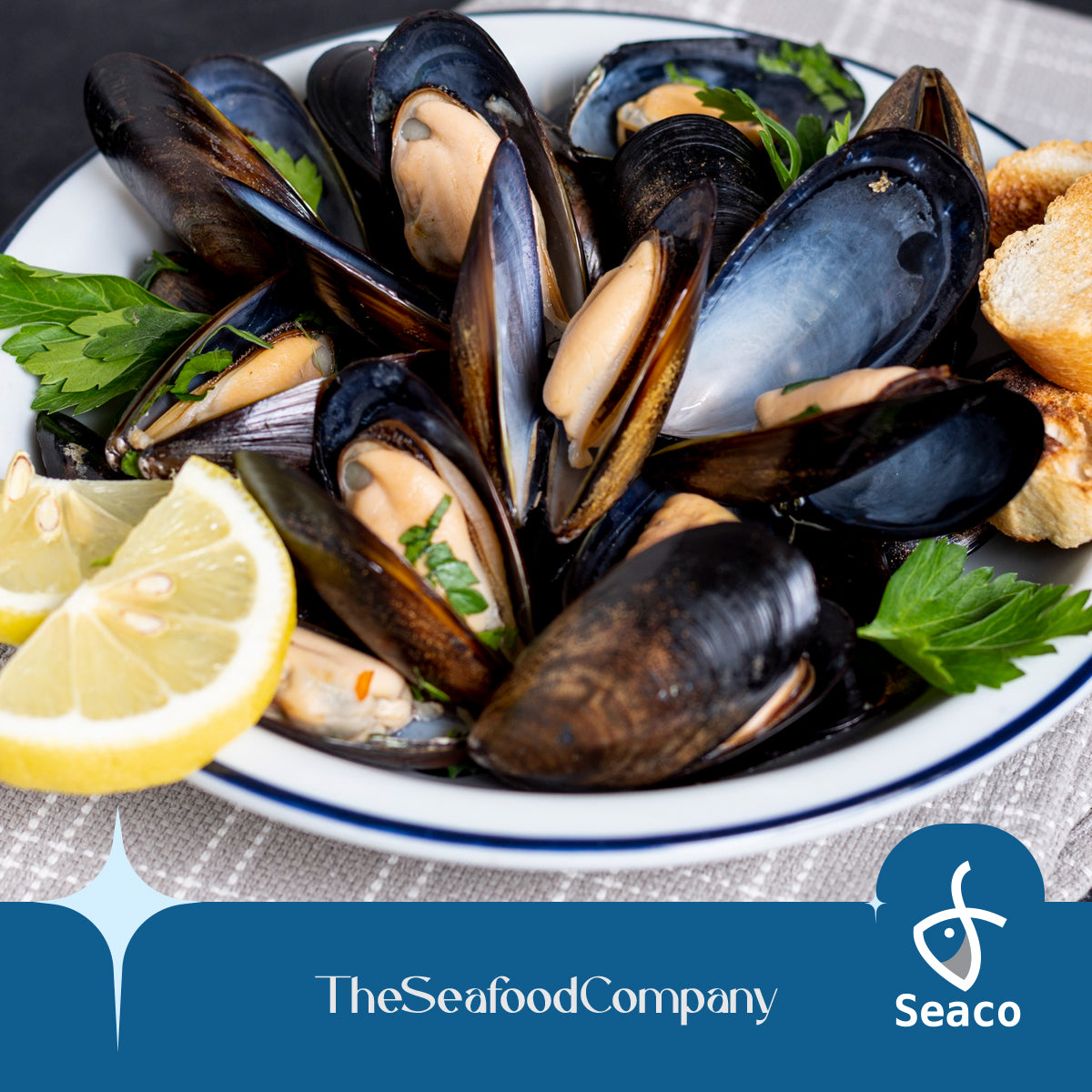 > Buy 1/2 Shell Cooked Blue Mussel - 800GM online in Singapore – Seaco ...