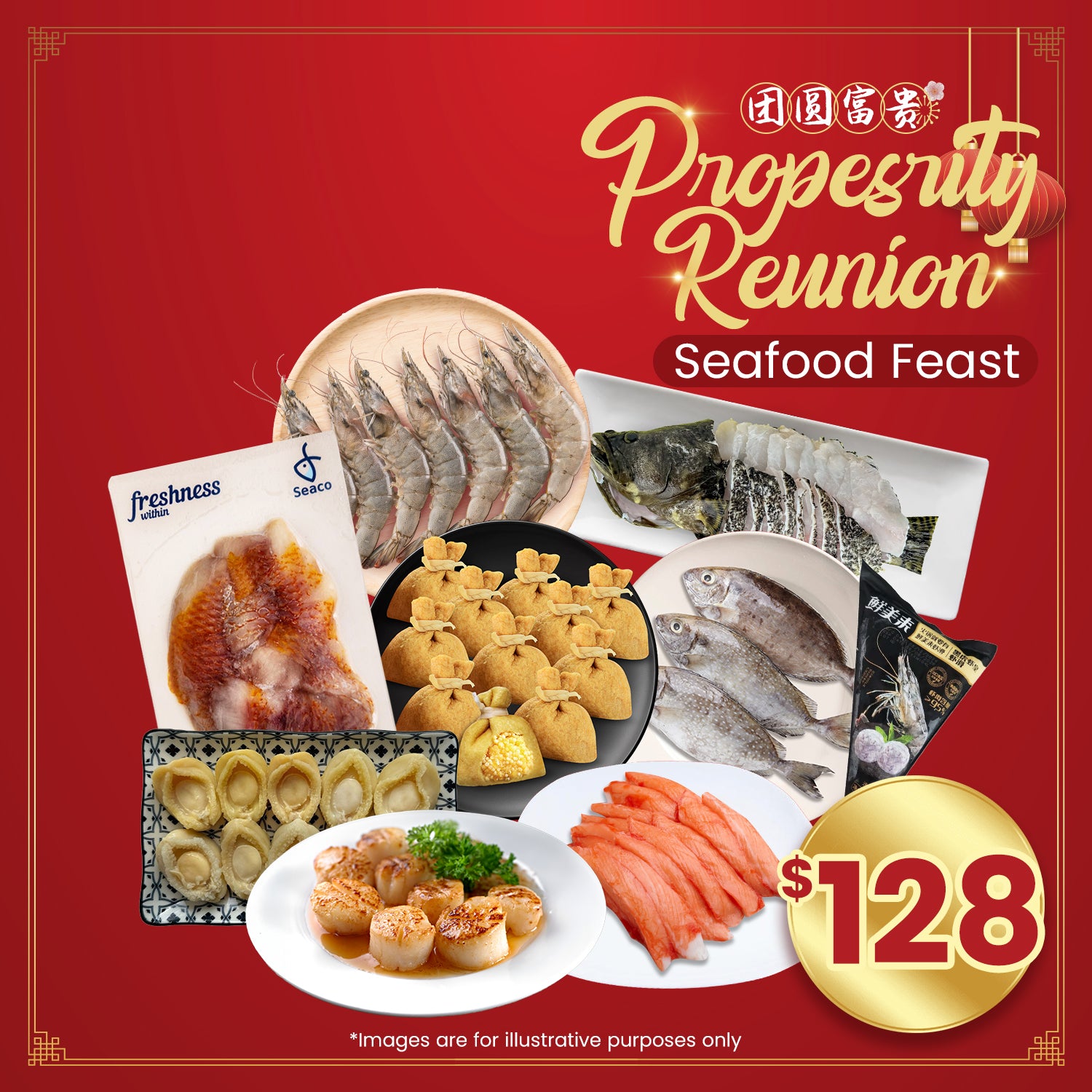 Prosperity Reunion Seafood Feast Bundle | Seafood Steamboat Singapore ...
