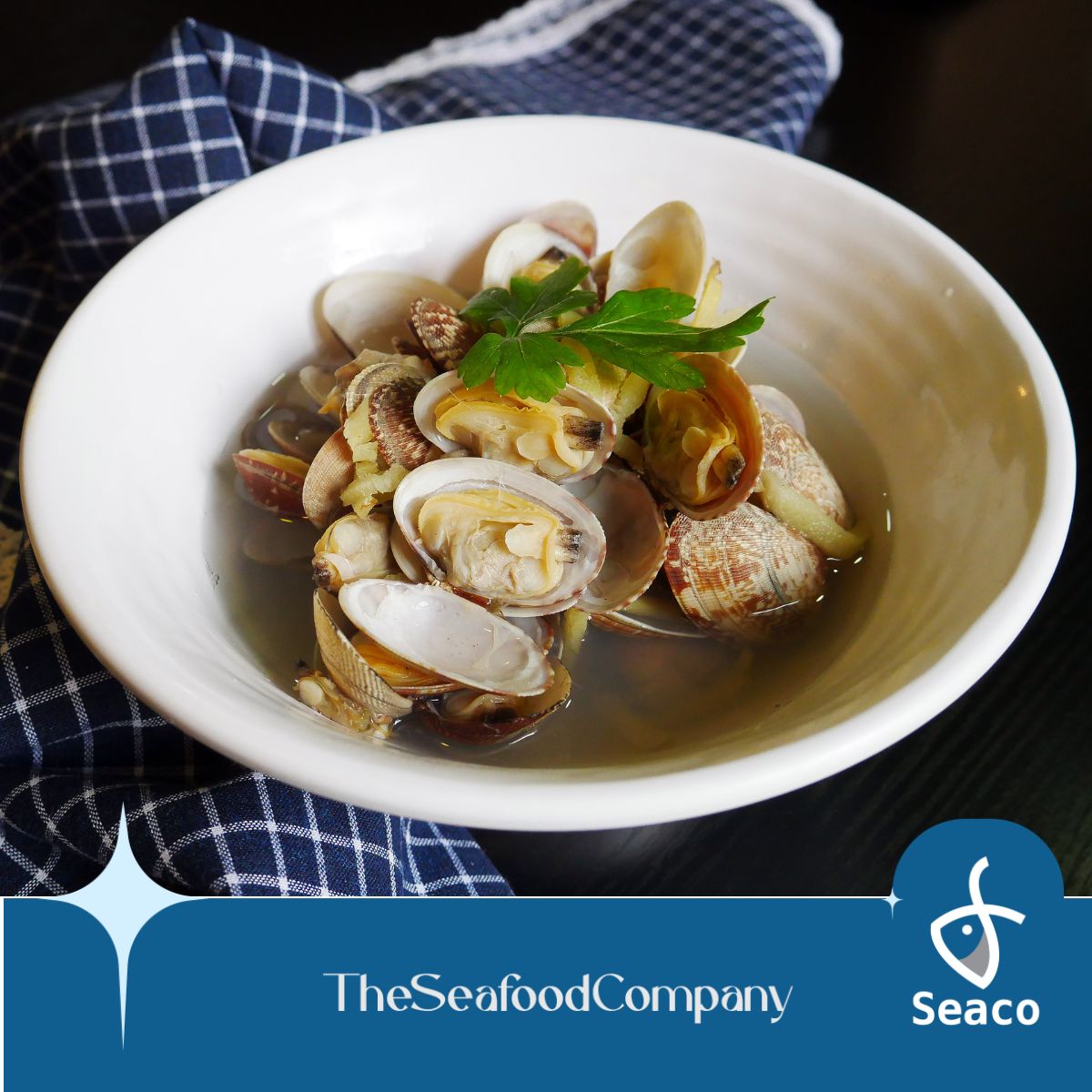 Cooked Short Neck Clam (20-30) – Seaco Online